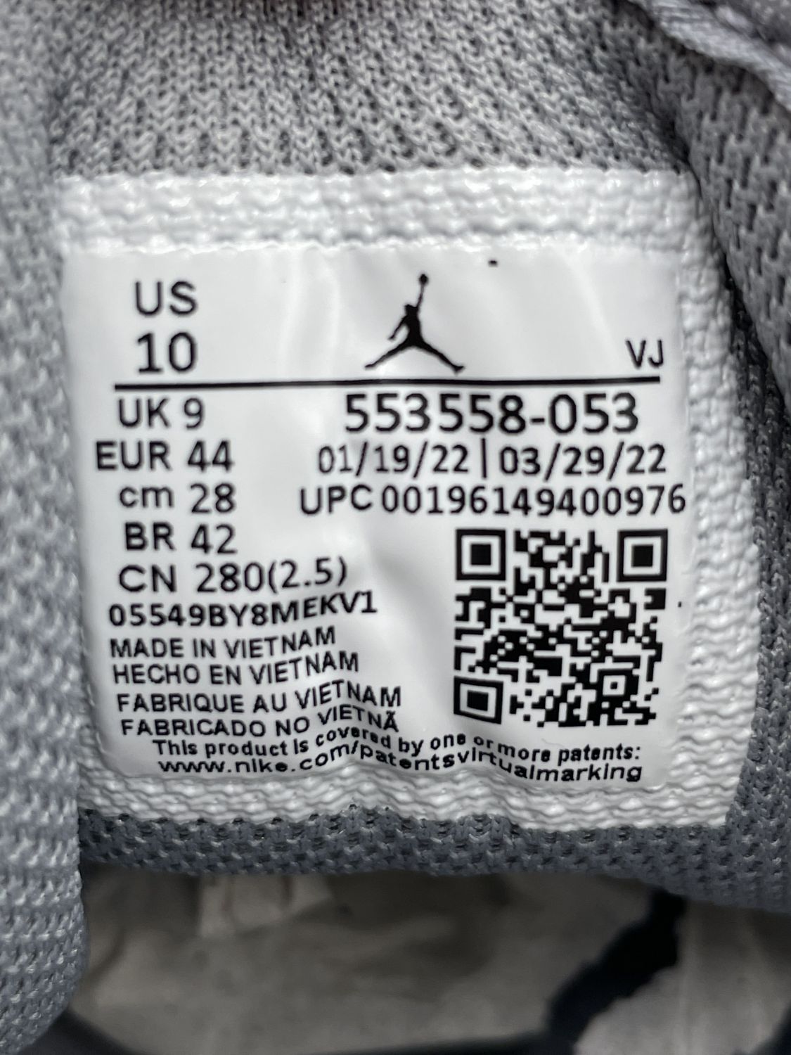 18747 - Jordan 1 Low Vintage Stealth Grey | Item Details - AfterMarket