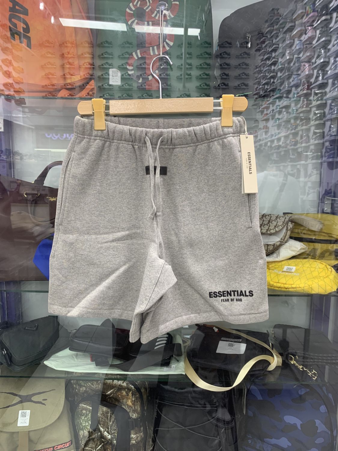 24286 - Fear Of God Essentials Ss22 Dark Oatmeal Sweat Short | Item ...