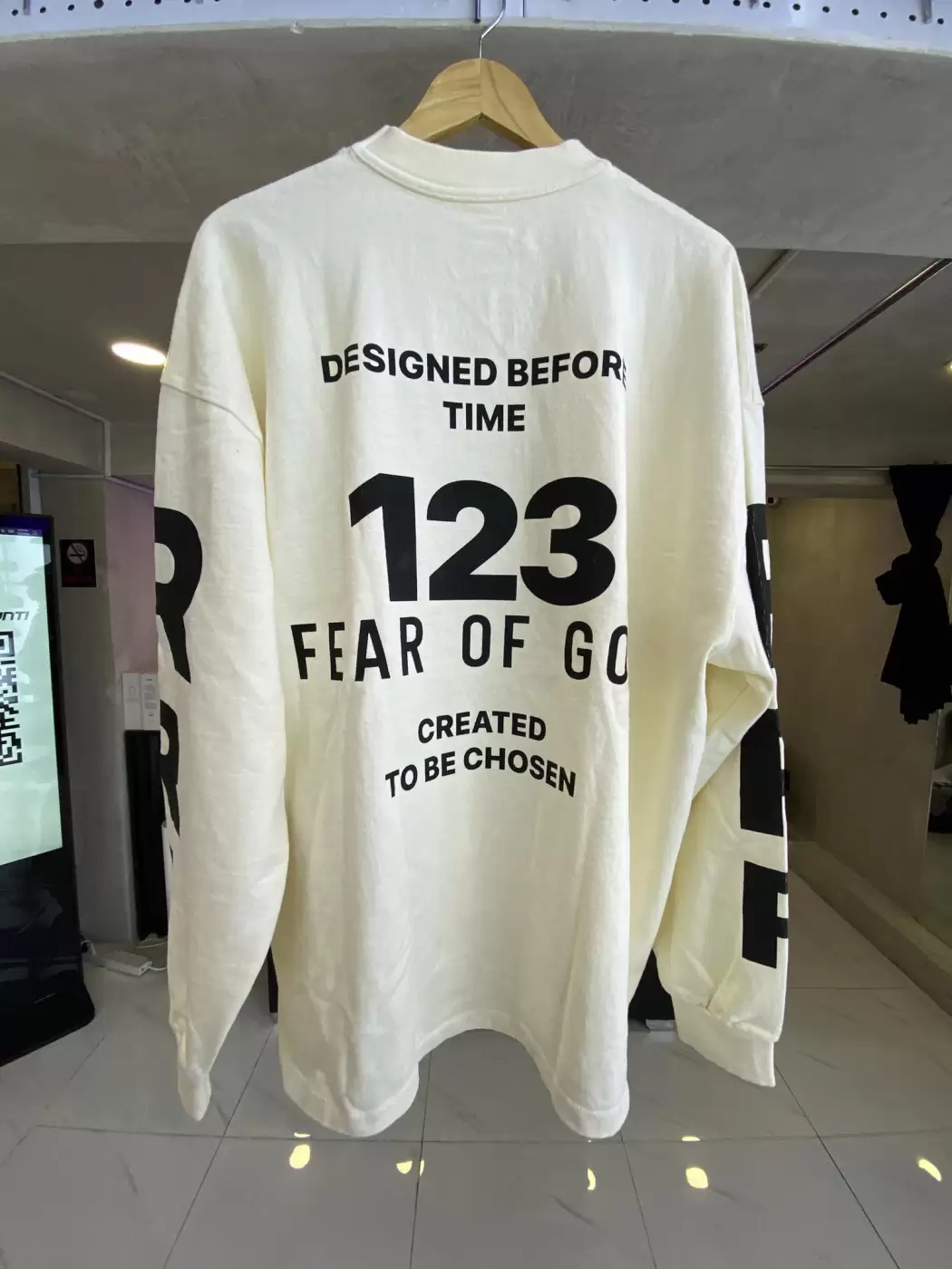 33196 - Fear Of God X RRR 123 The Witness L/S T-shirt Mens | Item ...
