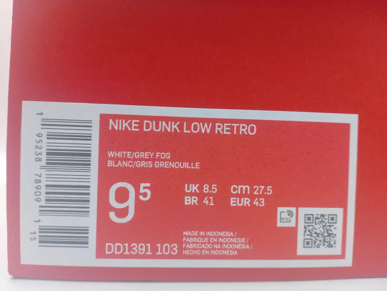 38638 - Nike Dunk Low Grey Fog | Item Details - AfterMarket