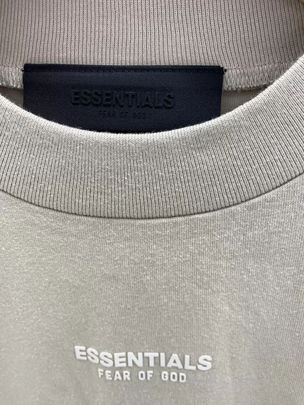 38668 - Fear Of God Essentials Ss24 Core Silver Cloud Tee | Item Details - AfterMarket