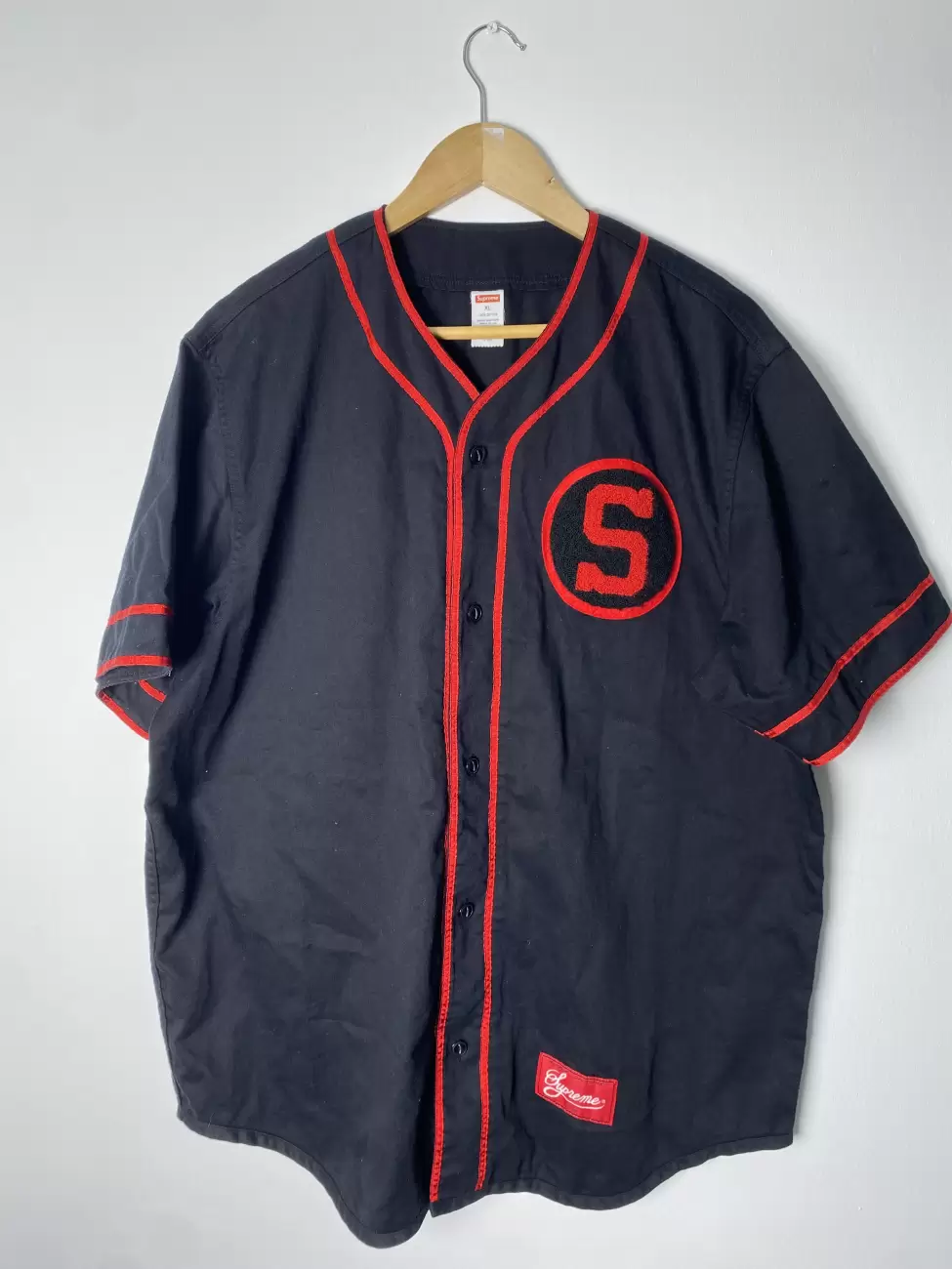 40277 - Supreme Baseball Jacket Spell Out | Item Details - AfterMarket