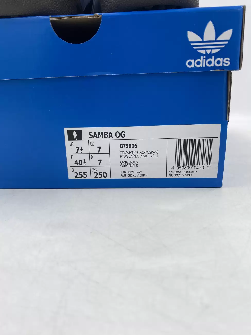 40369 - Adidas Samba OG Cloud White Core Black | Item Details - AfterMarket