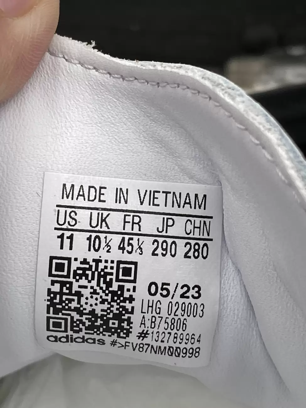 40725 - Adidas Samba OG Cloud White Core Black | Item Details - AfterMarket