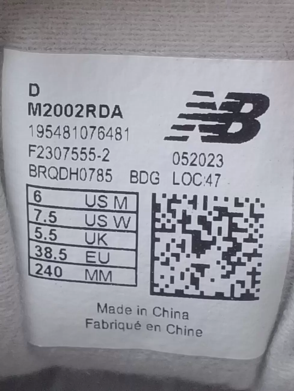 40792 - New Balance 2002R Protection Pack Rain Cloud | Item Details ...