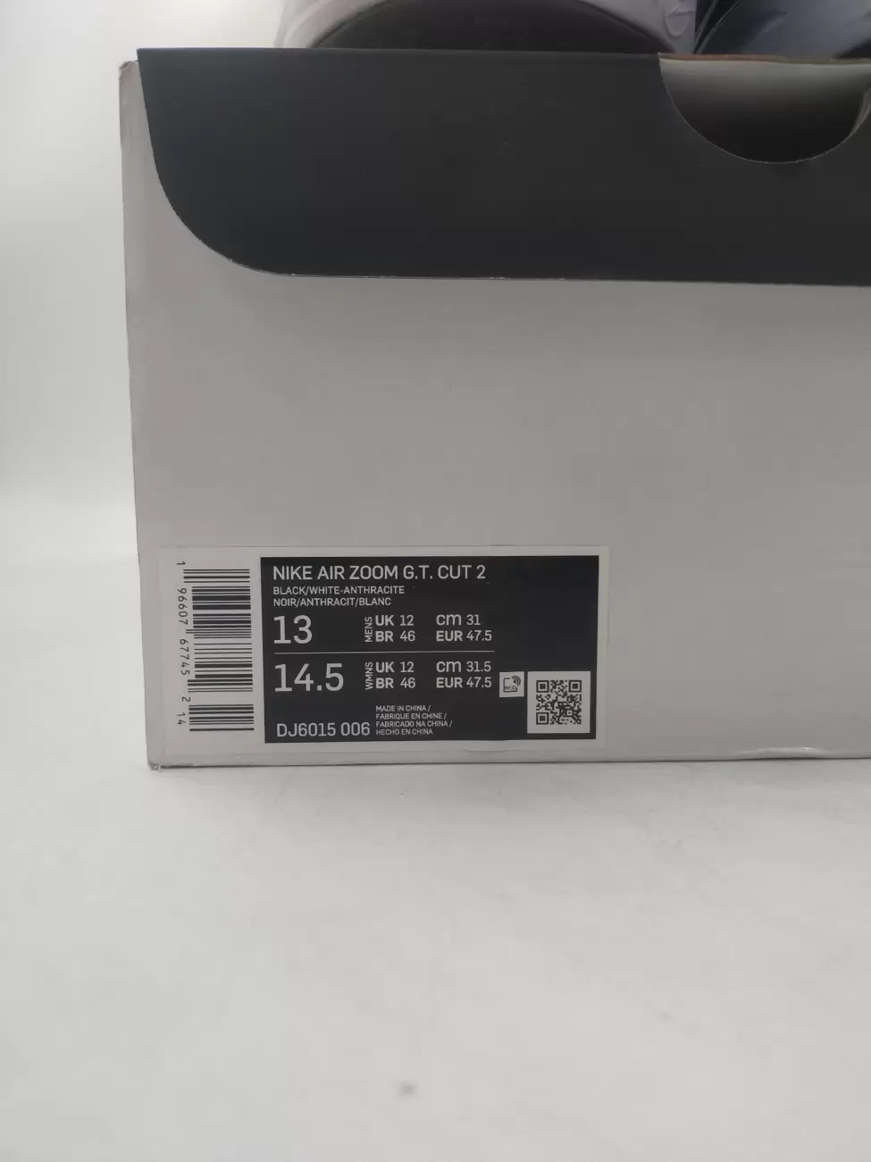 41202 - Nike Zoom GT Cut 2 Black White | Item Details - AfterMarket