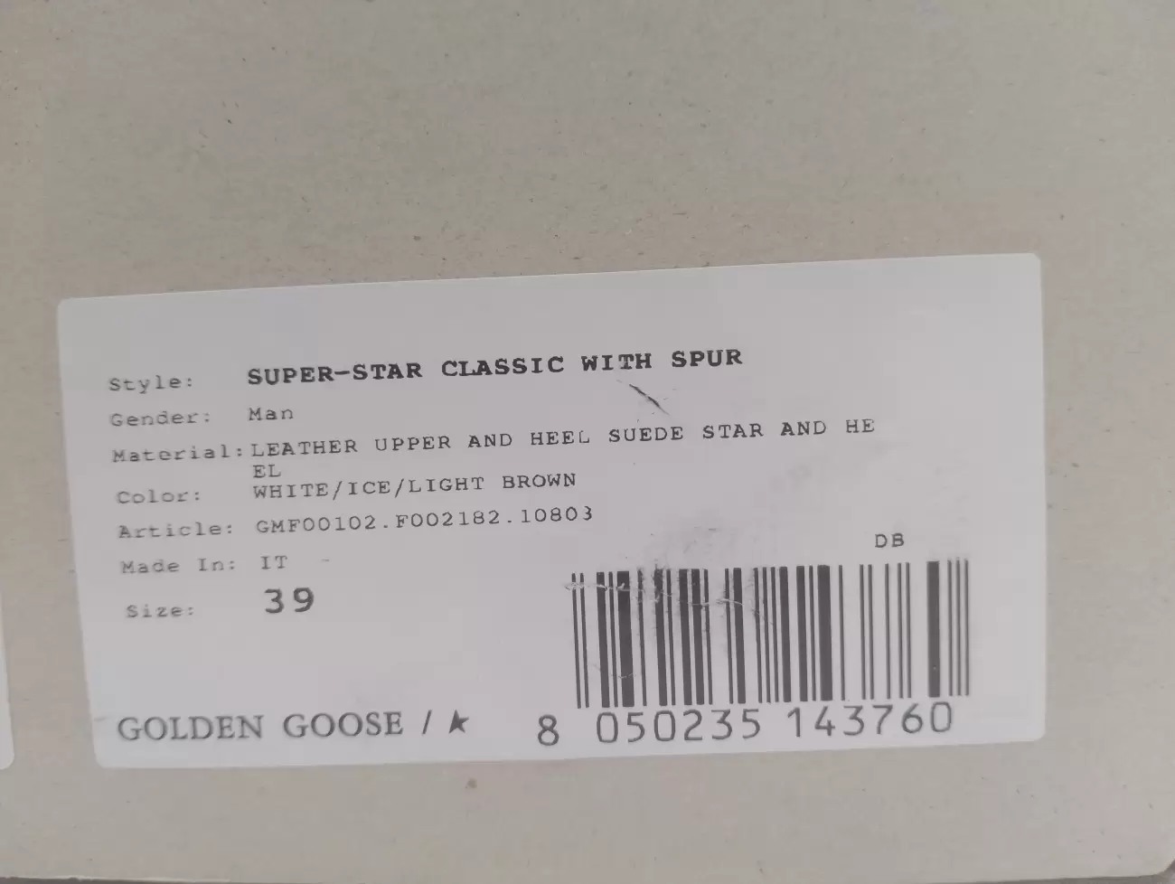 43100 - Golden Goose Super-Star White Tan | Item Details - AfterMarket