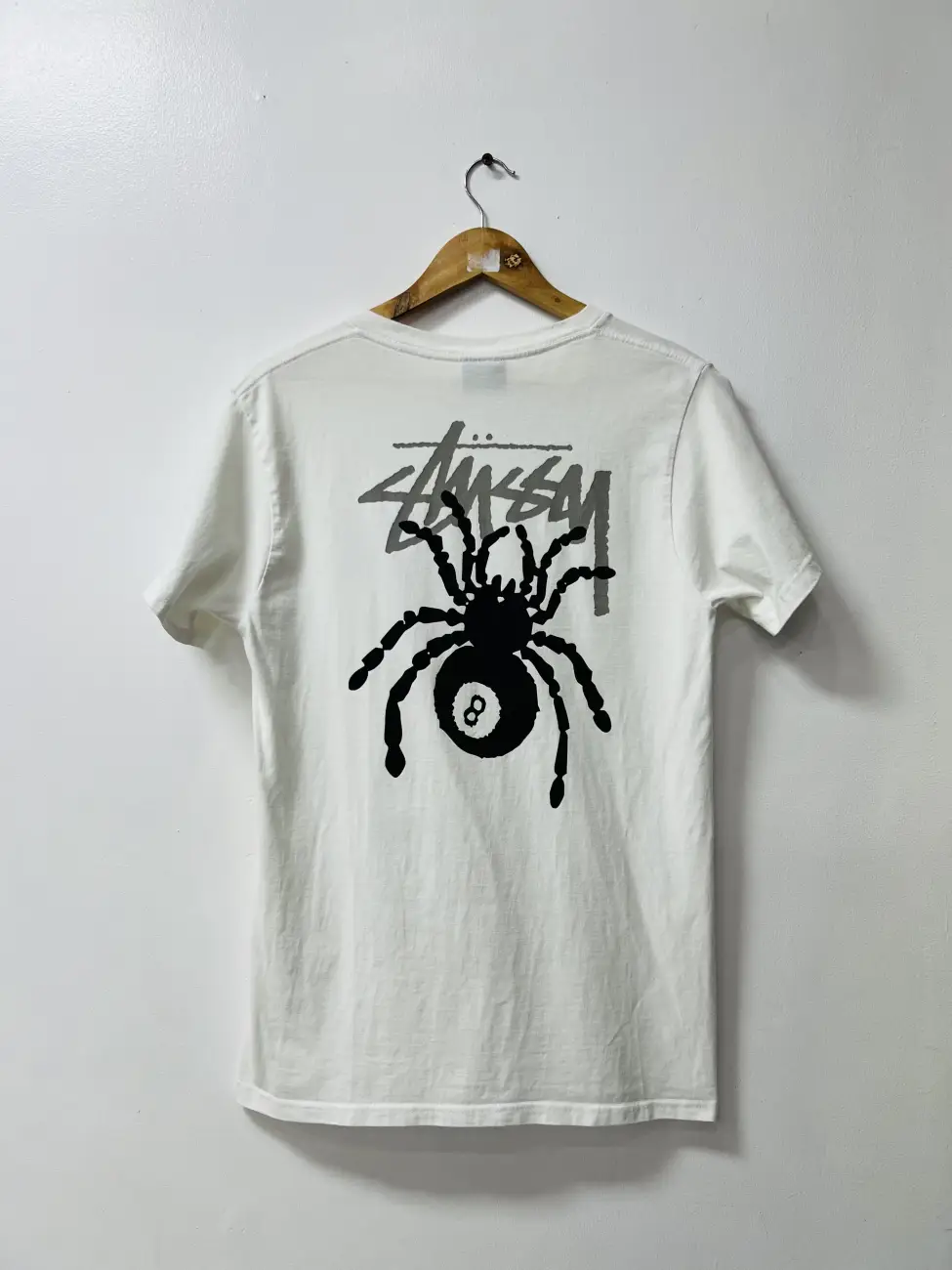54032 - Stussy 8ball Spider Basic Logo White Tee | Item Details - AfterMarket