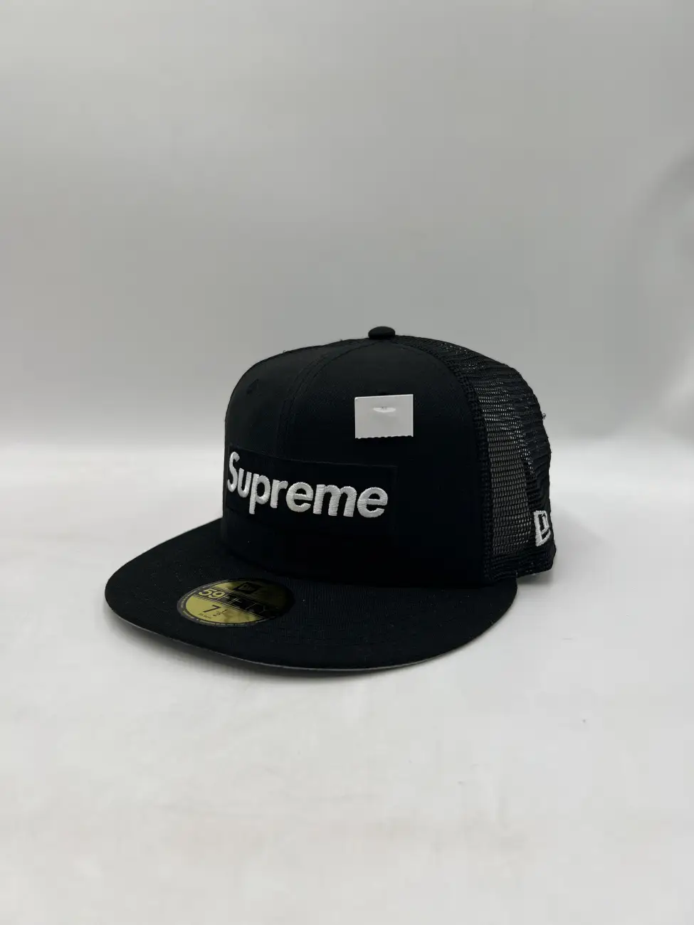 55245 - Supreme X New Era 59fifty Ss24 Black Mesh Fitted Cap | Item ...