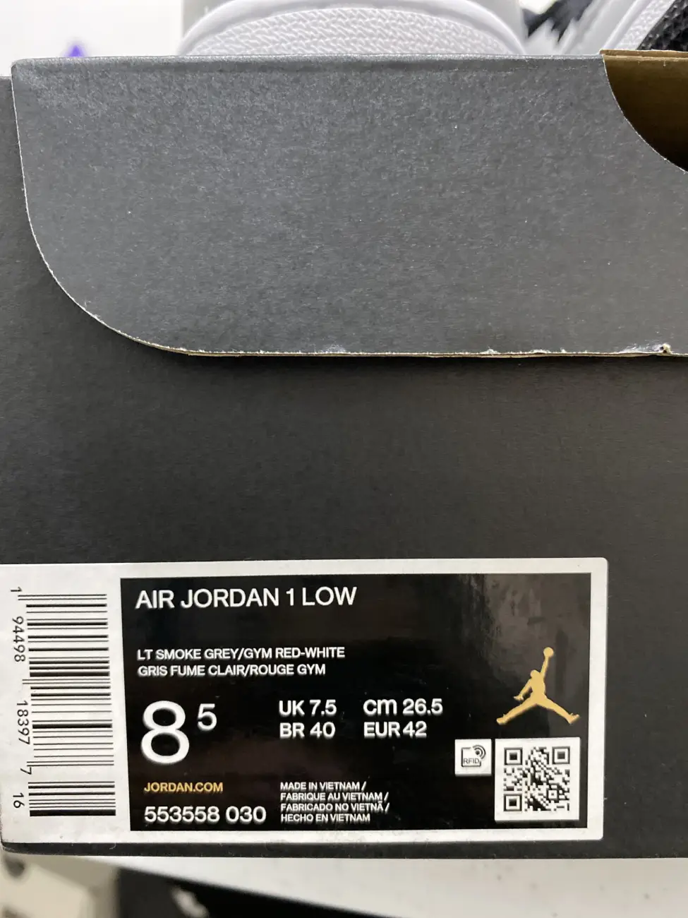 56771 - Jordan 1 Low Light Smoke Grey | Item Details - AfterMarket