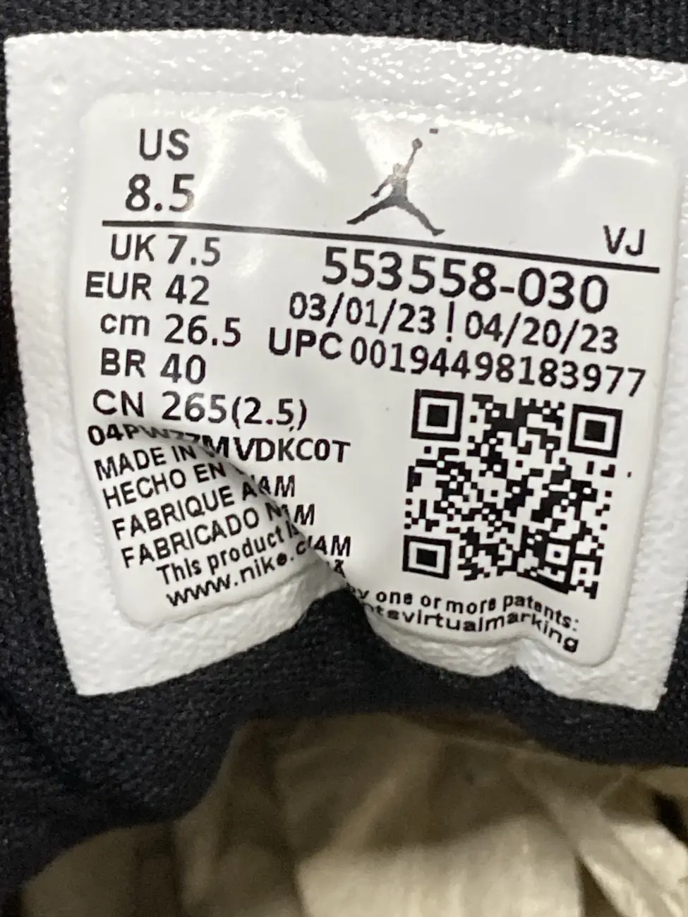 56771 - Jordan 1 Low Light Smoke Grey | Item Details - AfterMarket