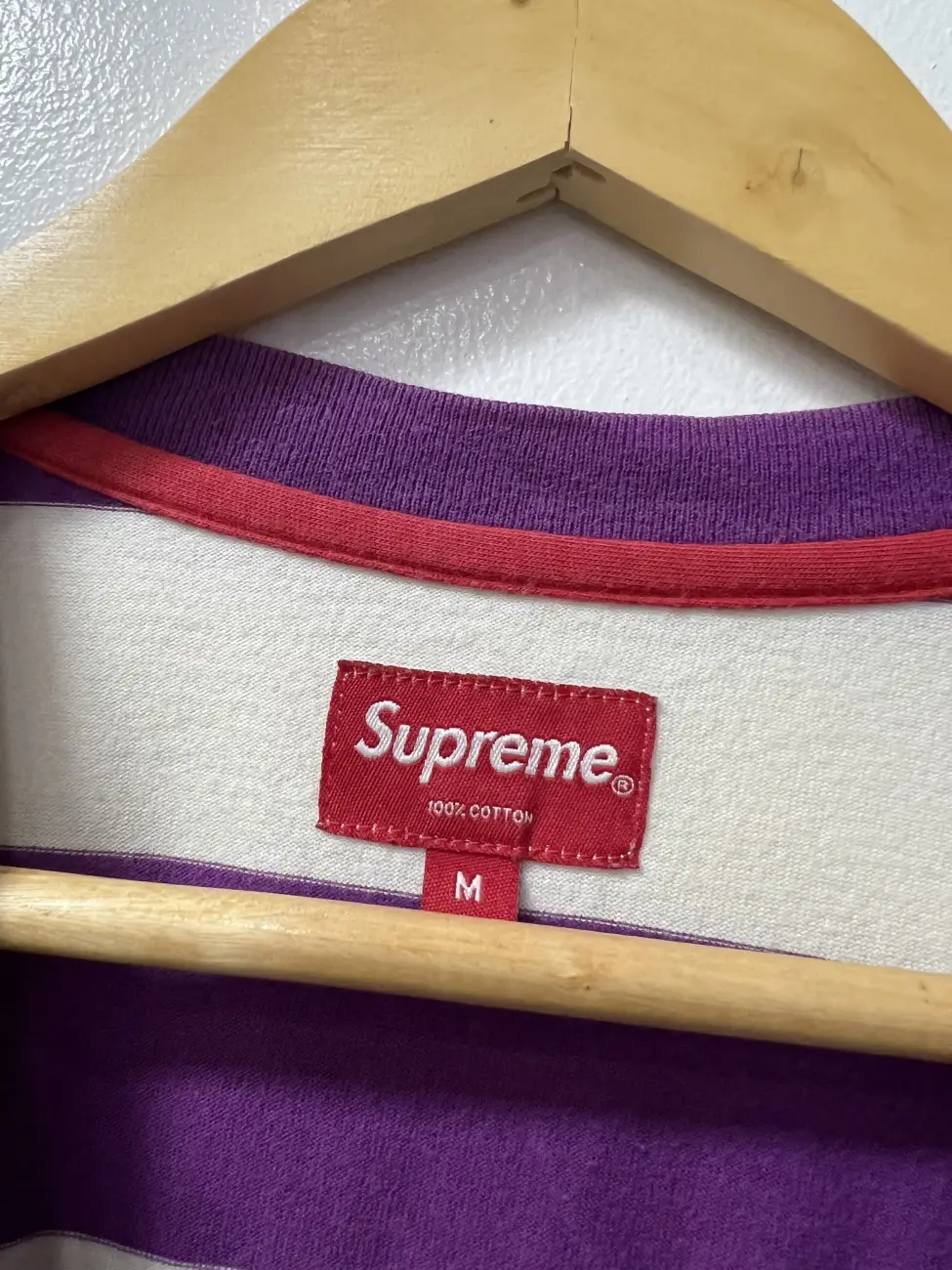 56853 - Supreme Old English Striped Tee | Item Details - AfterMarket