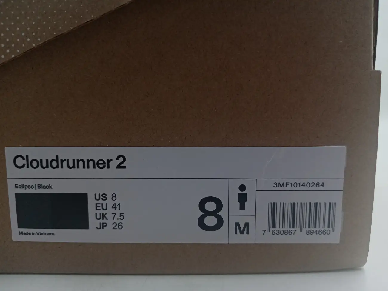 66342 - On Running Cloudrunner 2 Eclipse Black | Item Details - AfterMarket