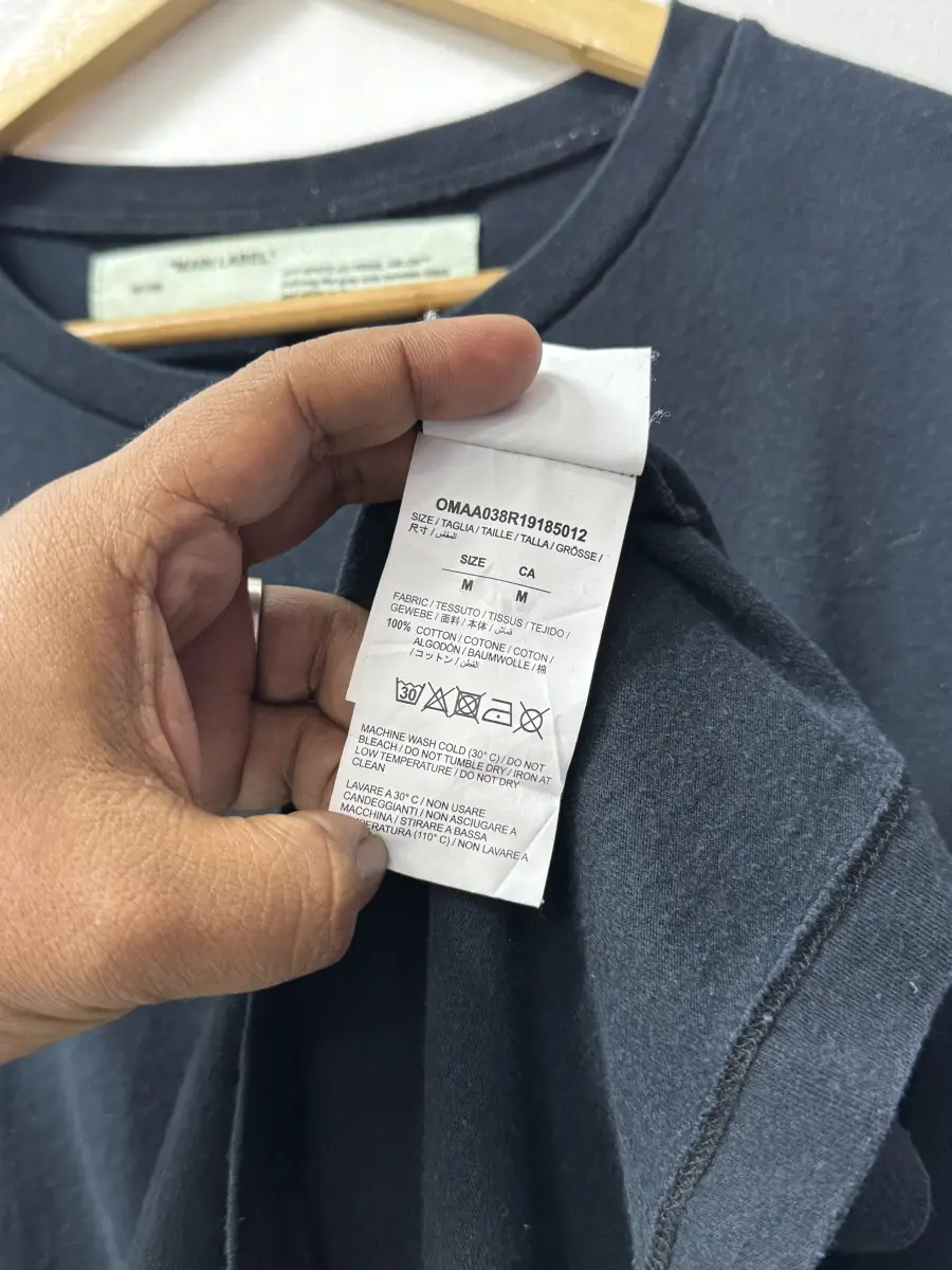 69076 - Off-White Oil Painting Black Tee | Item Details - AfterMarket