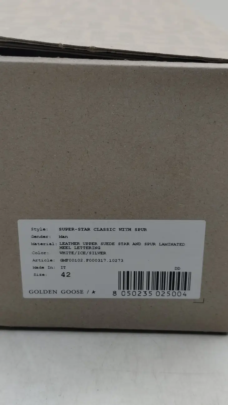 74195 - Golden Goose Super-Star White Silver | Item Details - AfterMarket