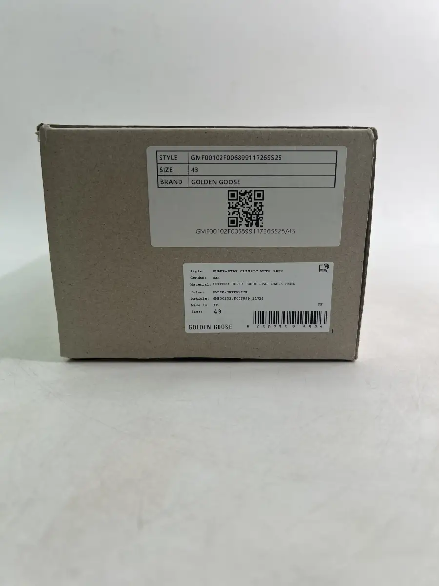 80217 - Golden Goose Super-star White Green Ice | Item Details ...