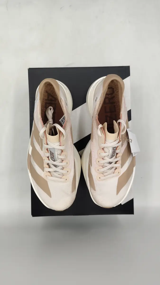 84574 - Addias Adizero Adios Pro 4 Chalk White Warm Sandstone Semi ...