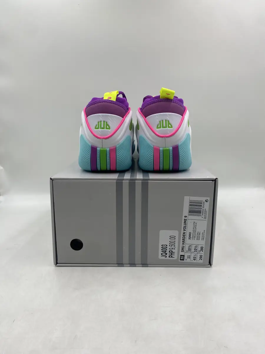 96495 - Adidas Harden Vol.9 Jalen Williams White Lucid Lime Pink | Item ...