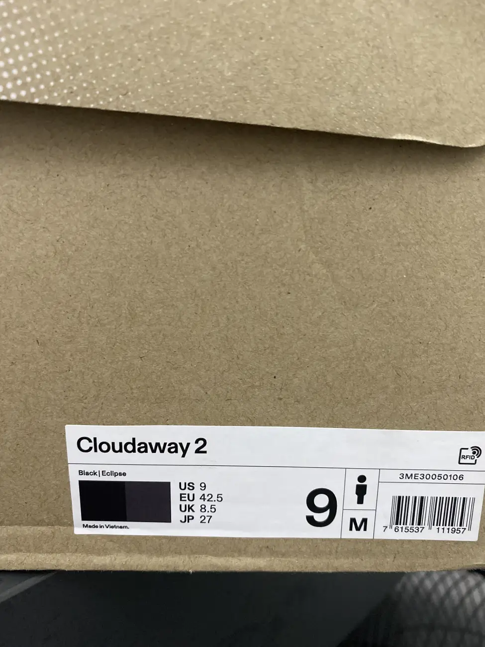 97521 - On Running Cloudaway 2 Black Eclipse | Item Details - AfterMarket